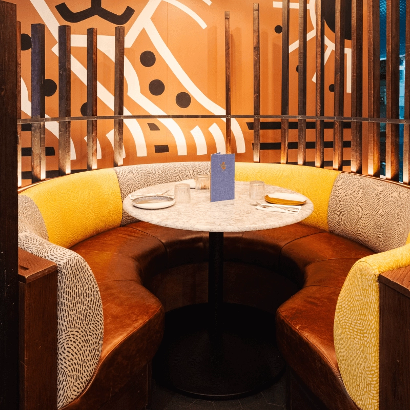Bespoke Fixed Seating For Wahaca Restaurants | Atlas Contract Furniture