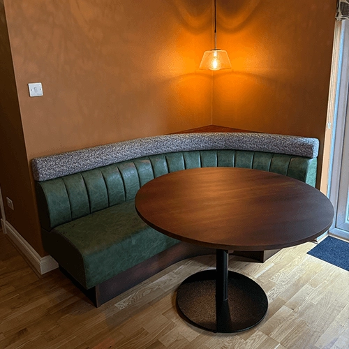 Venues Banquette Seating is Used