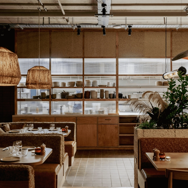 Restaurant Banquette Seating in Caravan, Manchester | Atlas Contract ...