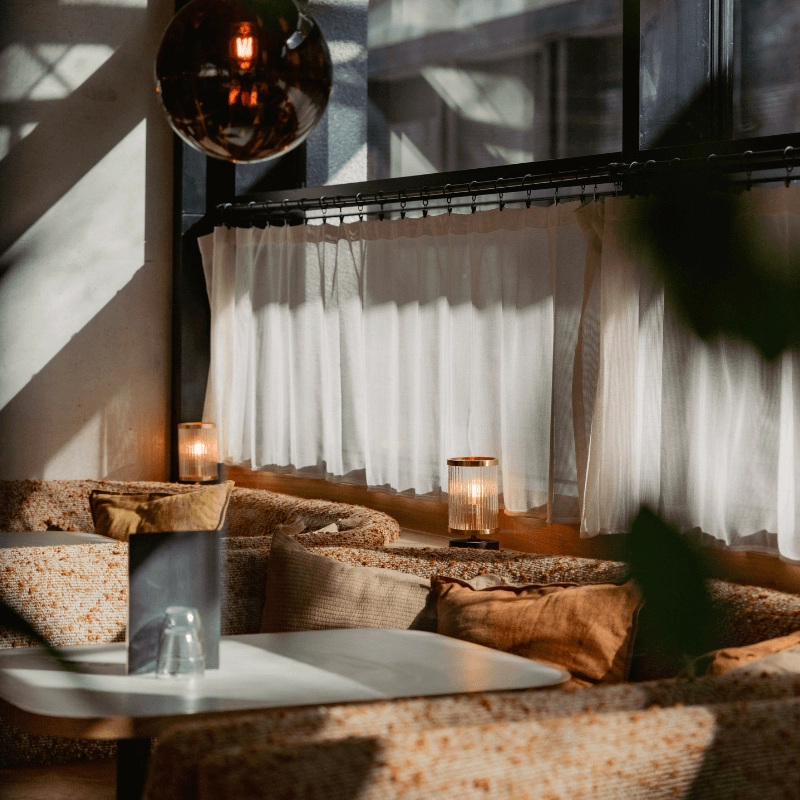 Restaurant Banquette Seating in Caravan, Manchester | Atlas Contract ...