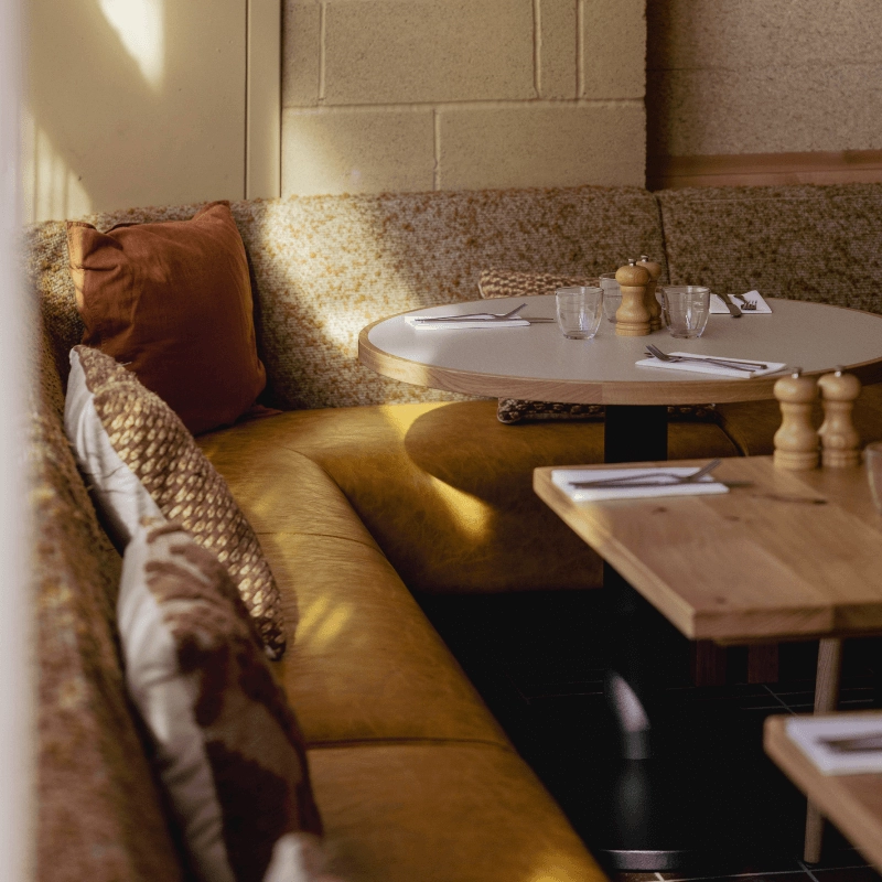 Restaurant Banquette Seating in Caravan, Manchester | Atlas Contract ...