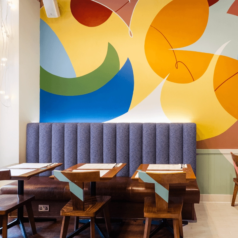 Bespoke Fixed Seating For Wahaca Restaurants | Atlas Contract Furniture