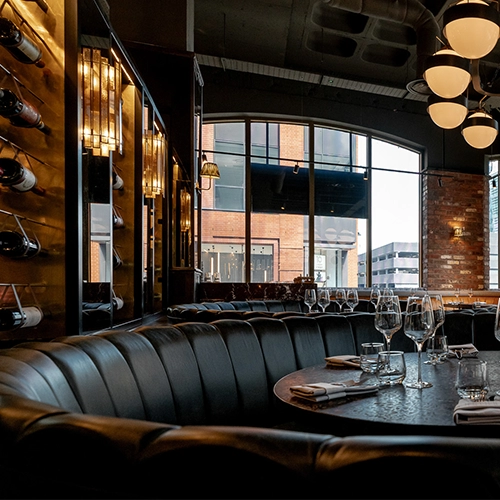 Leather Booth Seating