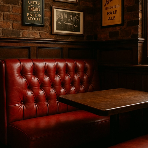 Leather Booth Seating