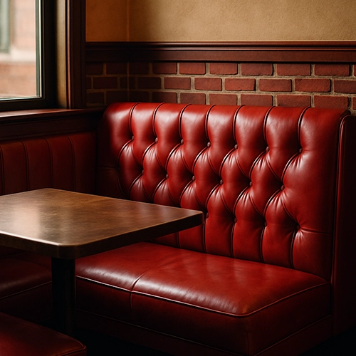 Leather Booth Seating