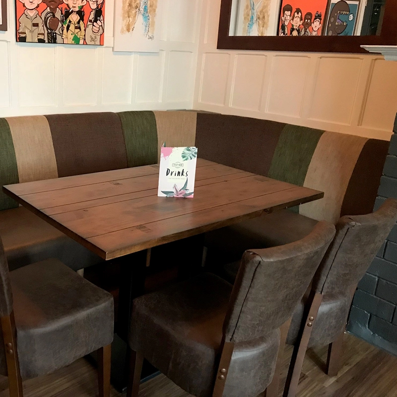 Banquette Seating: The Craft Bar at The Salisbury Arms