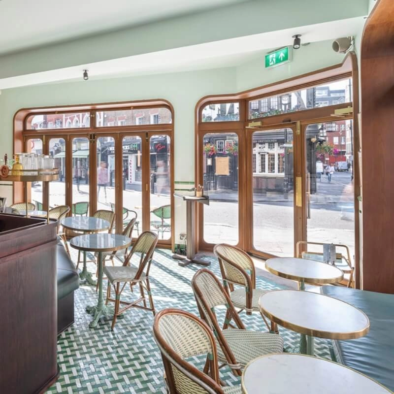 Wun's Tea Rooms & Bar in Soho | Bar Banquette Seating