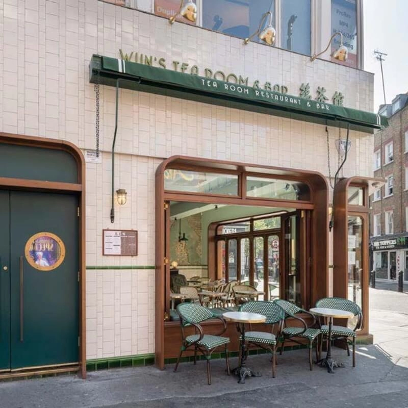 Wun's Tea Rooms & Bar in Soho | Bar Banquette Seating