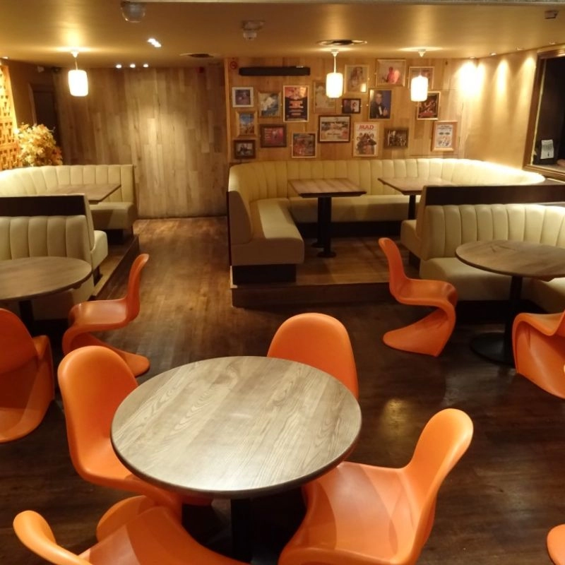 Fluted Back Booth Seating | Orange Rooms, Southampton