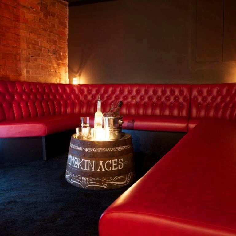 Diamond Deep Button & Bespoke Bar Seating in Bournemouth